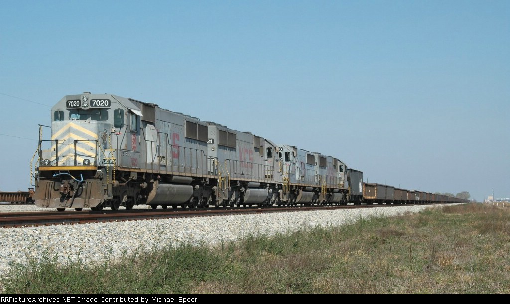 KCS 7020 at Kendleuon Intermodal Terminal